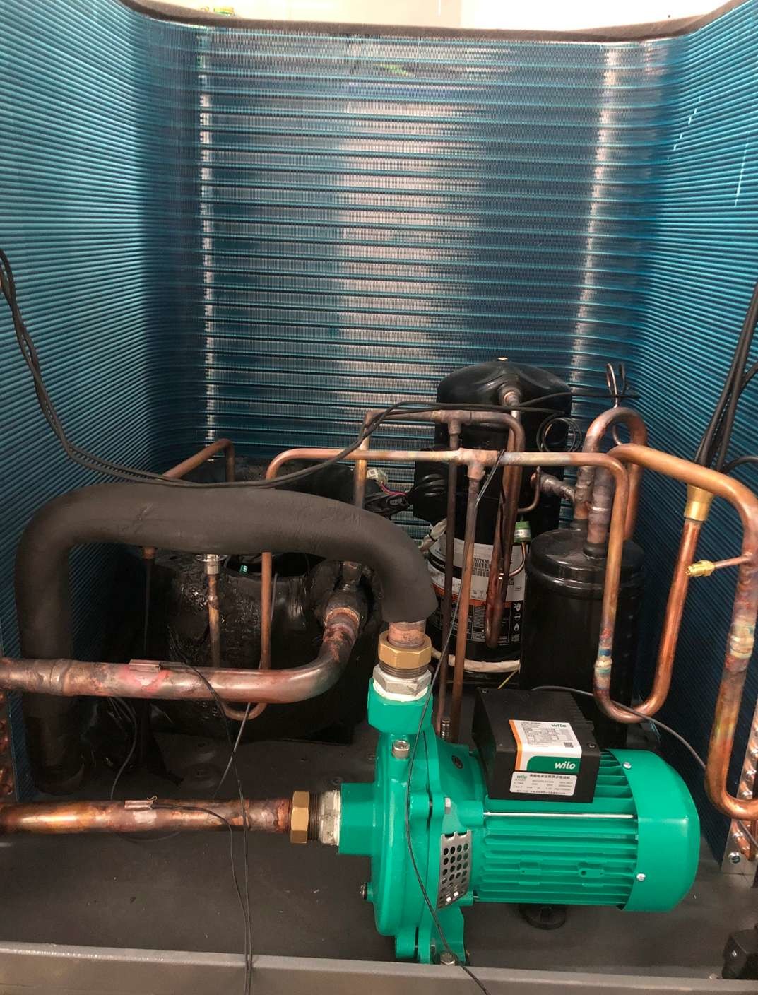 built-in circulation pump heat pumps