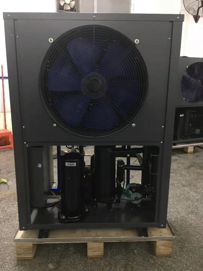 8.3 kW with 80 ℃ high temp water outlet , side-discharge fan； air ...